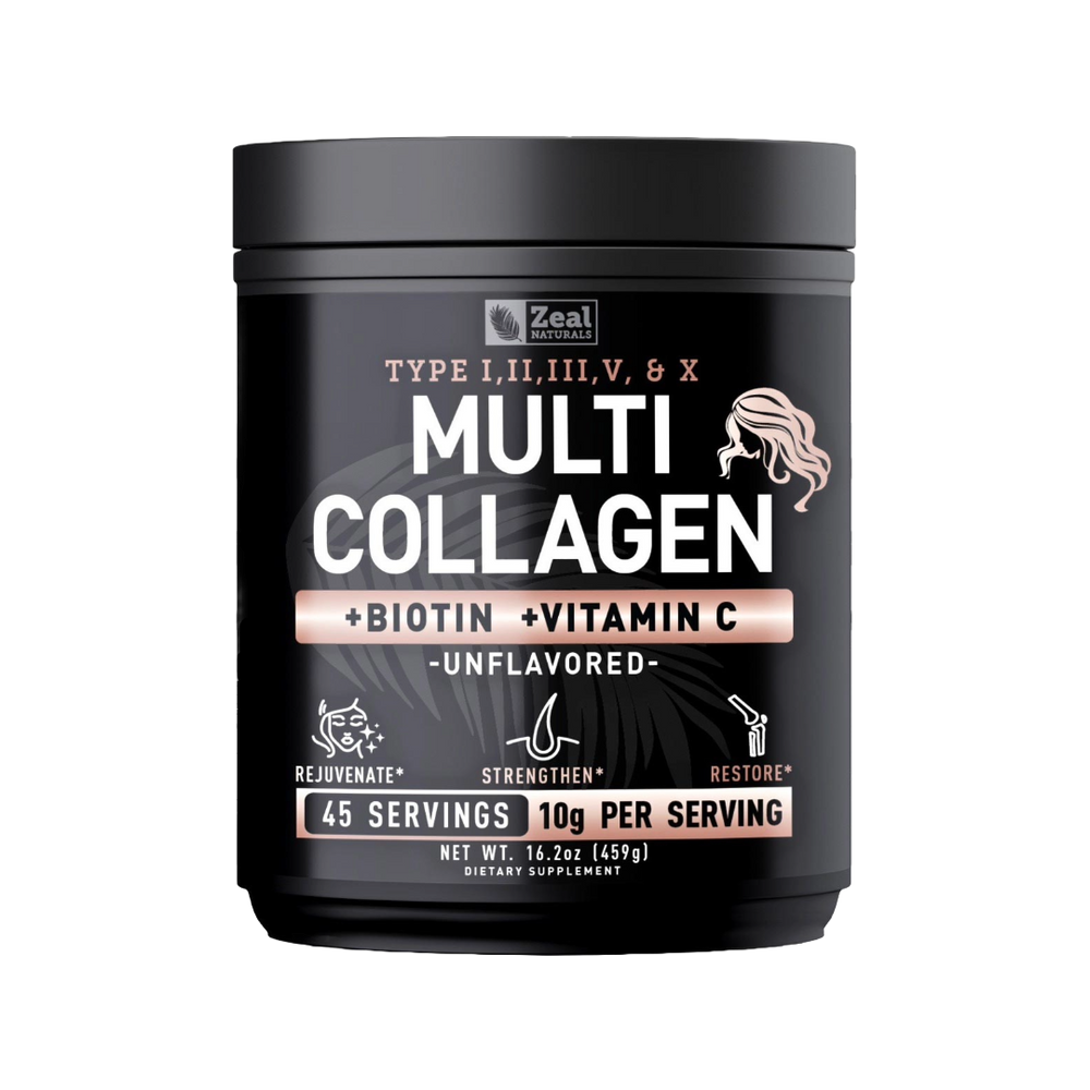 Premium Multi Collagen Peptides Powder – Zeal