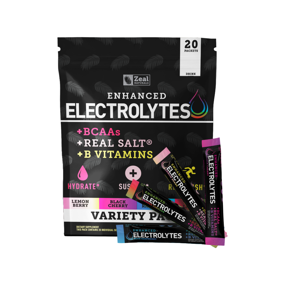 Electrolyte Powder Stick Packs – Zeal Naturals