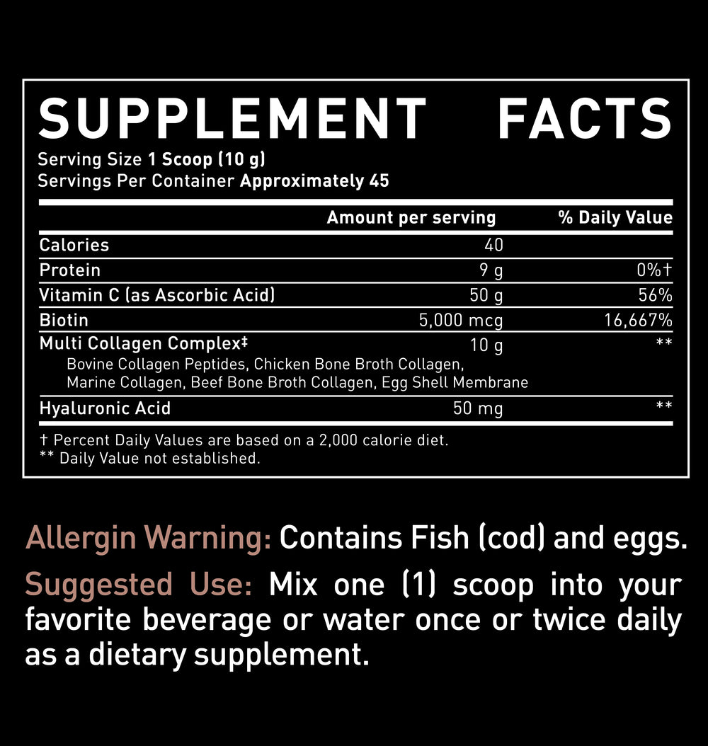 Premium Multi Collagen Peptides Powder – Zeal